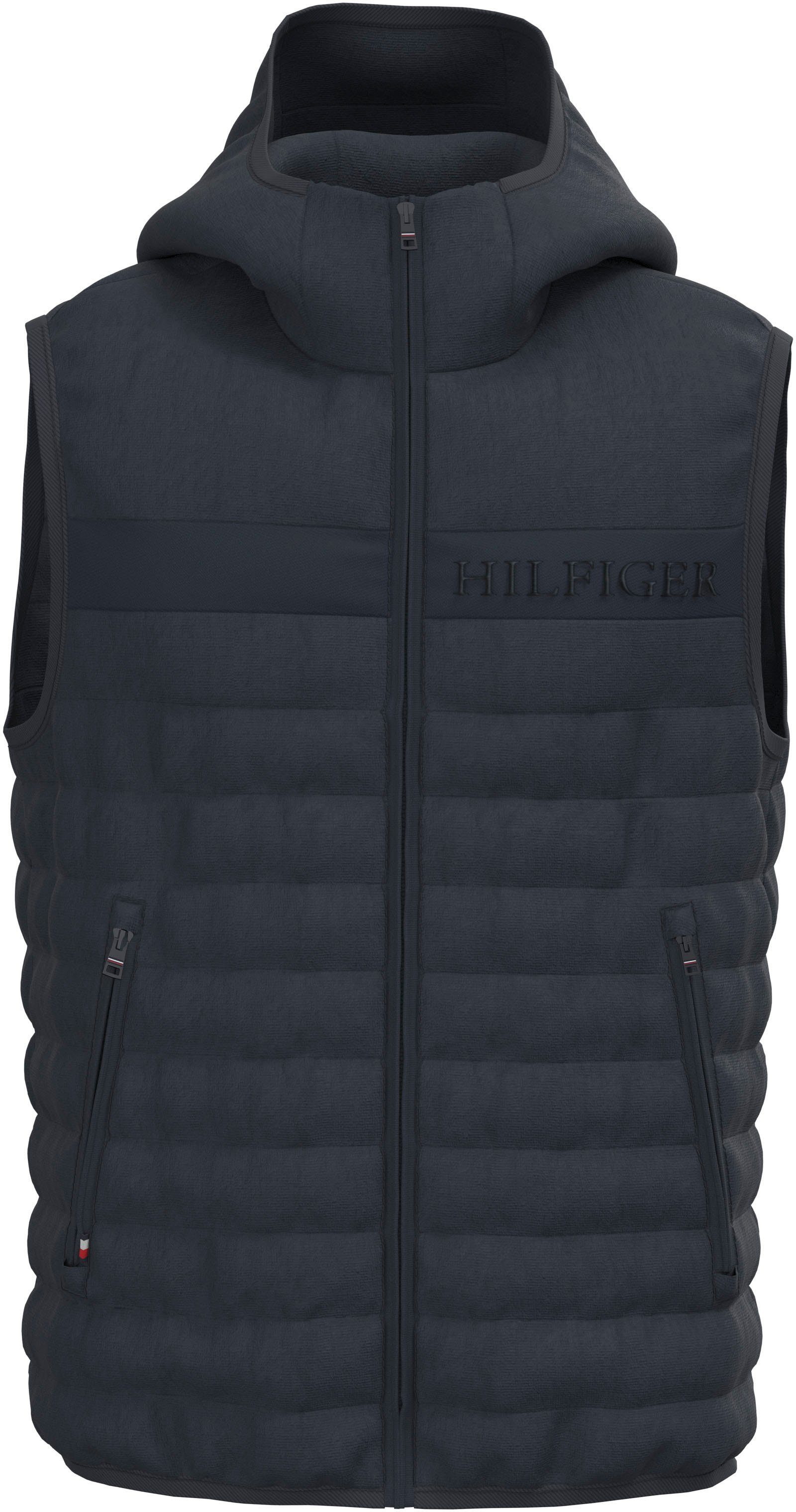 Tommy Hilfiger Steppweste Gmd Hooded Padded Vest Im Hochgeschlossenen